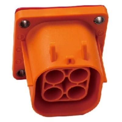 China 3 Pin 16mm2 E Vehicle Charger Quick Plug Connector With 500 Cycle Life for sale