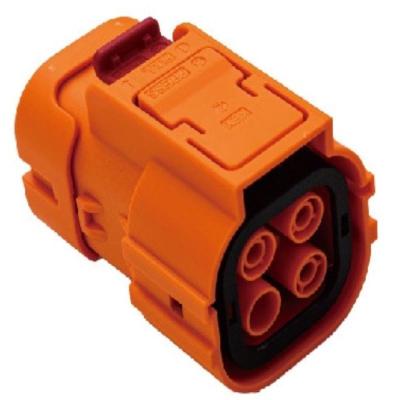 China 3 Pin 16mm2 E Vehicle Charger Quick Plug Connector With 500 Cycle Life for sale