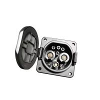 China DC EV Charging Socket GB/T Standard with Secondary Lock Function for sale