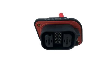 中国 FLV2+8 ハイテンプハイブリッドコネクタ 80A 600VAC 工業用車両用ブラックABSホイジング 販売のため