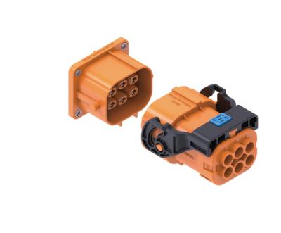 China Neopower 1000V Conector automóvel de alta tensão de 6 pines para fonte de alimentação OBC e BDU à venda