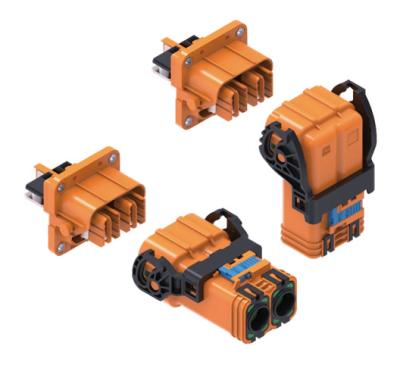 China Neopower 2 Pin High Voltage Connector 220A 1000V com HVIL para bateria EV e PDU à venda