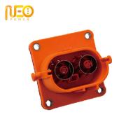 China Large Current 250A Battery Pack Right Angle Socket HV 1000V Charger Plug Receptacle for sale