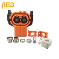 China Large Current 250A Battery Pack Right Angle Socket HV 1000V Charger Plug Receptacle for sale