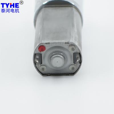 China Het poeder met geringe geluidssterkte past 17mm van het de aansporingstoestel van dia3v 7.4v 12v 24v 1watt 20rpm borstels gelijkstroom de motorce aan Te koop