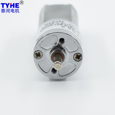 China Het poeder met geringe geluidssterkte past 17mm van het de aansporingstoestel van dia3v 7.4v 12v 24v 1watt 20rpm borstels gelijkstroom de motorce aan Te koop