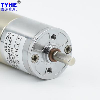 China Toestel 17mm 3v 6v 50rpm 2watts van de poedermetallurgie borstelde de kleine Gelijkstroom-Motor Rohs van het aansporingstoestel Te koop