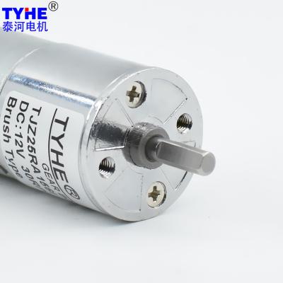 China Zinklegering die 25mm Diameter 6v 12v 24v 1N.M Rf 370 huisvesten Borstels Micro- Gelijkstroom Toestelmotor voor Grill Te koop