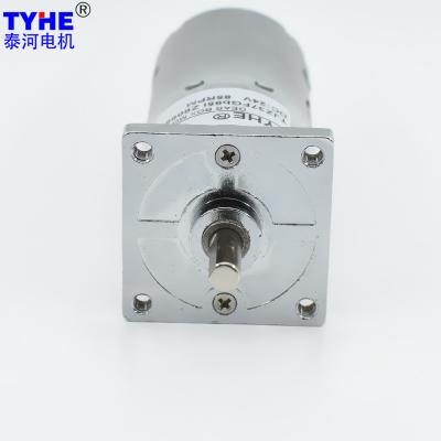 中国 IE3鋼鉄ギヤ マイクロ37mm Rs545によってブラシをかけられる24v 500rpm 0.5N.m Dcギヤ減少モーター セリウムRohs 販売のため