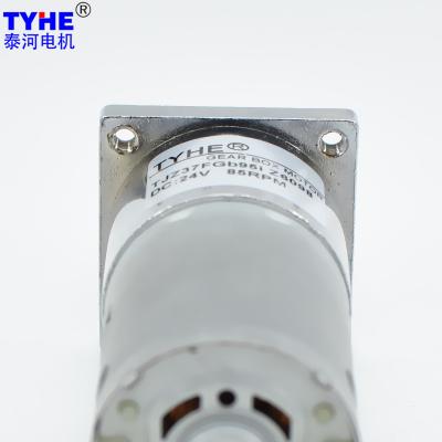 中国 IE3鋼鉄ギヤ マイクロ37mm Rs545によってブラシをかけられる24v 500rpm 0.5N.m Dcギヤ減少モーター セリウムRohs 販売のため