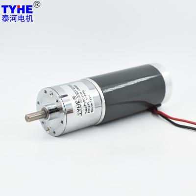Китай Реверзибельная наивысшая мощность 25watts Dia IE3 37mm мотор шестерни Dc постоянного магнита 12 вольт продается
