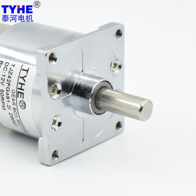 Cina Alto Ce del motore del Metal Gear di CC rs530 di volt 35rpm 4.5N.M del diametro 24 di coppia di torsione 42mm in vendita