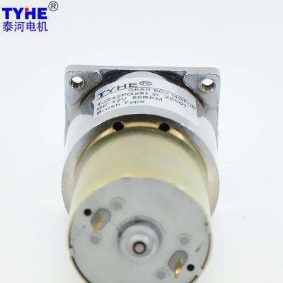Cina Alto Ce del motore del Metal Gear di CC rs530 di volt 35rpm 4.5N.M del diametro 24 di coppia di torsione 42mm in vendita
