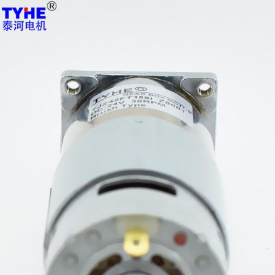China 42mm het toestel40kgf grote torsie met hoge weerstand van het versnellingsbakstaal de motor van het 24 voltgelijkstroom toestel van rs775 12 voor boor Te koop