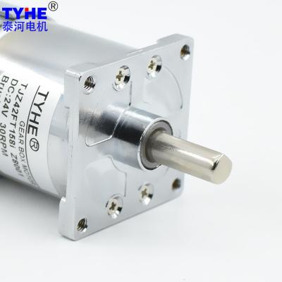 China 42mm het toestel40kgf grote torsie met hoge weerstand van het versnellingsbakstaal de motor van het 24 voltgelijkstroom toestel van rs775 12 voor boor Te koop
