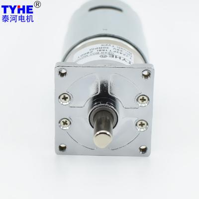 China 42mm het toestel40kgf grote torsie met hoge weerstand van het versnellingsbakstaal de motor van het 24 voltgelijkstroom toestel van rs775 12 voor boor Te koop
