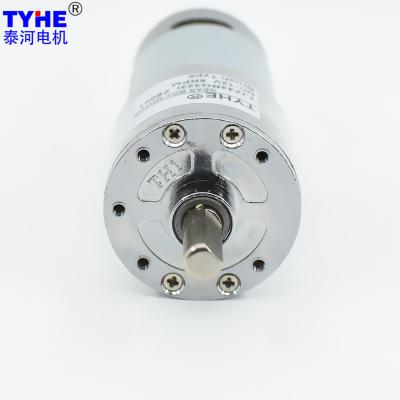 China #45 het staal past grote torsie 5N.m 12v 24v 6 de motor 1000rpm 500rpm van het voltgelijkstroom toestel aan Te koop