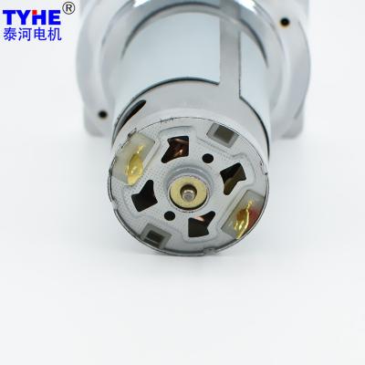 中国 完全な鋼鉄によっては大きいトルク60mmのサイズ12のボルト24のボルト10 rpm小さいdcギヤを自動車に乗るセリウムのrohsが連動させる 販売のため