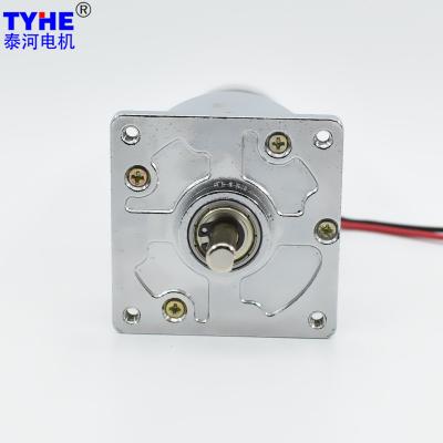 Cina IE3 la grande dimensione d'acciaio completa 25w 12v 24v di potere 60mm ha spazzolato il piccolo motore dell'ingranaggio di CC per il tettuccio apribile del veicolo in vendita