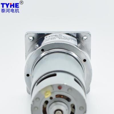 China Motor del engranaje de DC de la miniatura de la vivienda 60m m Dia Rs 775 35w 12v el 15N.m de la aleación de aluminio para el equipo del entretenimiento en venta