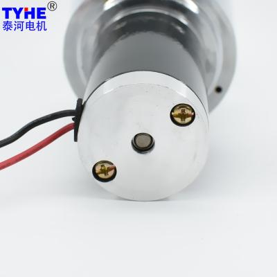 China IE3 motor elétrico tubular de baixo nível de ruído da caixa de engrenagens da C.C. do tamanho 12v 24v 15w 120 RPM do motor 60mm à venda