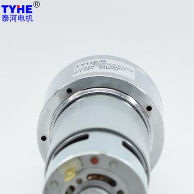 Cina Motore di riduzione d'acciaio dell'ingranaggio di CC di alto potere 40watts 12v 24v del diametro della Catena 60mm dell'ingranaggio del contraccolpo basso in vendita