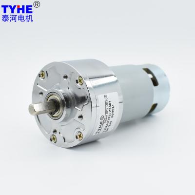Китай Мотор уменьшения шестерни Dc наивысшей мощности 40watts 12v 24v диаметра цепи 60mm шестерни низкой отрицательной реакции стальной продается
