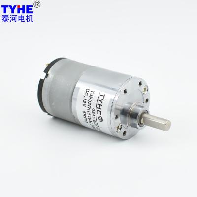 China Het poeder past de Hoge Motor met geringe geluidssterkte van het Torsie 33mm Dia 1w 3w 5w 60 T/min Gelijkstroom Toestel aan Te koop