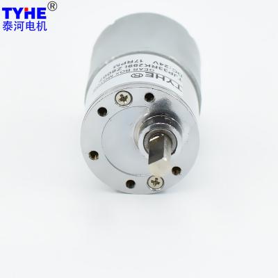 China Staalschacht 33mm het Toestelmotor 6v van 3530 150 T/min Geborstelde 5v Gelijkstroom voor Rubbermachine Te koop