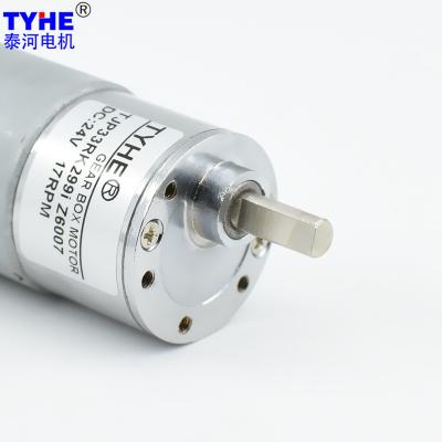 China Staalschacht 33mm het Toestelmotor 6v van 3530 150 T/min Geborstelde 5v Gelijkstroom voor Rubbermachine Te koop