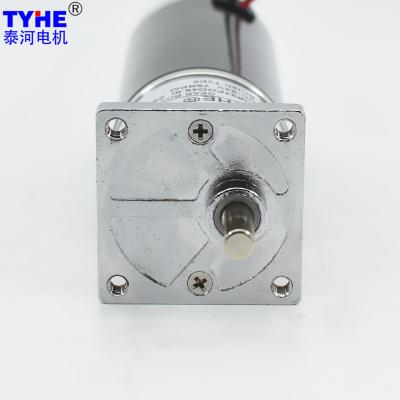 中国 25WはDCの拍車ギヤ モーター7.4V 24VにブラシをかけたDCのモータ速度の調節可能にブラシをかけた 販売のため