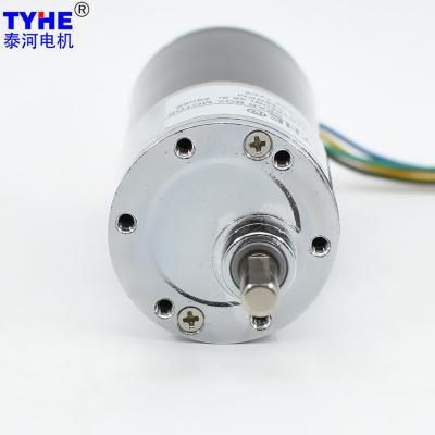 China Motor reversível 12V 60 RPM da engrenagem da C.C. do motor 15w da engrenagem de dente reto da C.C. de 37mm à venda