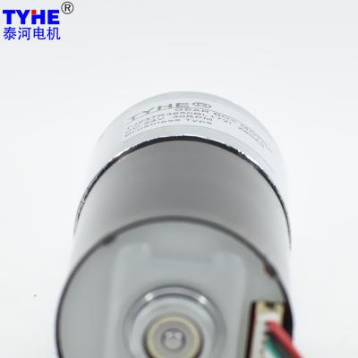 Cina motore senza spazzola a magnete permanente 10rpm 12v 24v dell'ingranaggio di CC di 37mm a bassa velocità in vendita