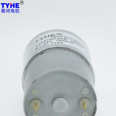 Cina Il micro 200 giri/min. ha spazzolato coppia di torsione RPM basso del motore OD37mm 6V dell'ingranaggio cilindrico di CC l'alta in vendita
