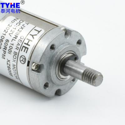 Cina Mini micro alta velocità del motore 30Rpm 300Rpm dell'ingranaggio planetario di 28mm 12V 24V in vendita