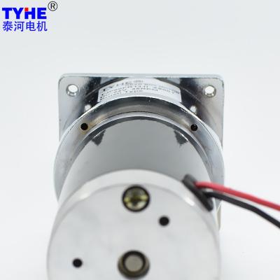 Cina motore elettrico dell'ingranaggio di CC di 12v 24v 60w 70w per coppia di torsione 1200rpm dell'attrezzatura di divertimento alta in vendita