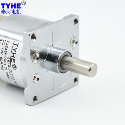 Cina Motore regolabile 6V-24V 42mm 10rpm 20rpm 30kgcm 2nm dell'ingranaggio di CC di velocità micro in vendita