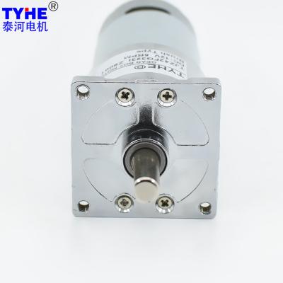 Cina motore 80Rpm 12-24V 50kgcm 1nm 2nm dell'ingranaggio di CC di coppia di torsione del motore ad ingranaggi di 42mm alto in vendita