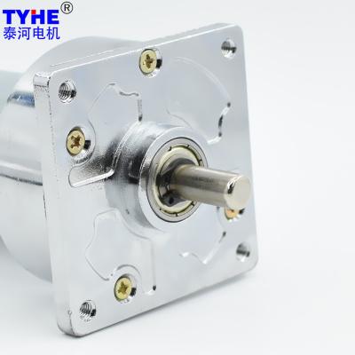 Cina cambio 12V 24v Rs-555shipping e trattare di 60mm il motore dell'ingranaggio cilindrico di CC per il girarrosto 10Rpm in vendita