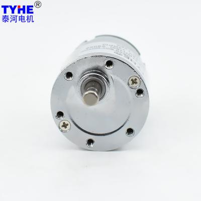 Cina coppia di torsione 90rpm del diametro 37mm del motore di riduzione dell'ingranaggio di 2W PMDC 12v 24v alta in vendita