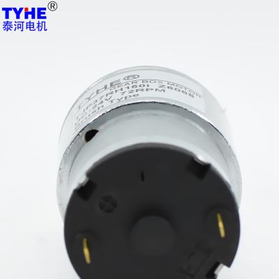 Cina coppia di torsione 90rpm del diametro 37mm del motore di riduzione dell'ingranaggio di 2W PMDC 12v 24v alta in vendita