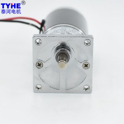 Cina motore dell'ingranaggio di CC del cambio 12v del metallo di 37mm per l'unità commerciale 80Rpm 30Rpm 25w 30w in vendita