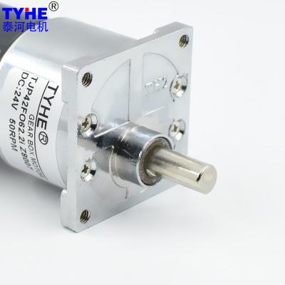 Cina Piccolo 42mm motore dell'ingranaggio di CC della flangia 12v 24v dell'OEM per la griglia 600Rpm del barbecue in vendita