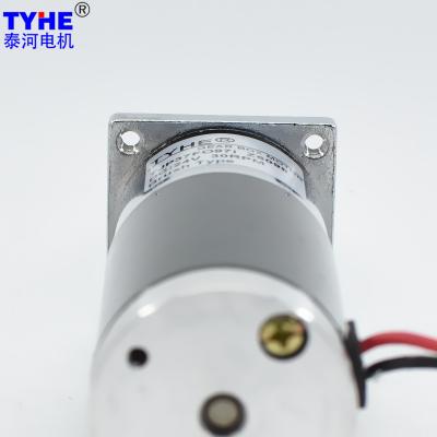 Cina motore dell'ingranaggio di CC del cambio 12v del metallo di 37mm per l'unità commerciale 80Rpm 30Rpm 25w 30w in vendita