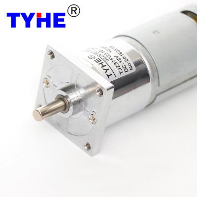 Cina Motore dell'ingranaggio di CC di watt 15w di kg.cm 16kg cm 2000rpm 180rpm 120 giri/min. PMDC 12v 24volt 10 del cambio 10 di Dia 37mm del produttore piccolo in vendita
