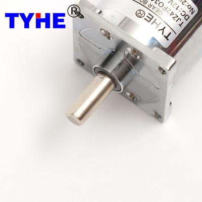 Cina Motore di riduzione reversibile dell'ingranaggio di CC di coppia di torsione del motore ad ingranaggi 12v 1000rpm del riduttore 42GA alto in vendita