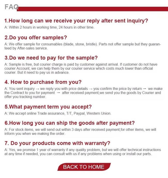 CH08-02-23W2.0 Yin Cutter Parts Tool Guide for 5n Yin Cutting Machine