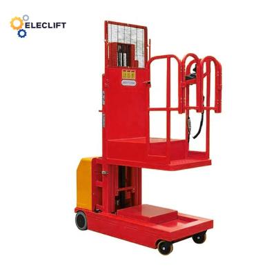 Cina Solid Tire Electric Order Picker with 4Mph Travel Speed and 90Fpm Lower Speed in vendita