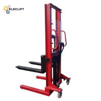 China 3000mm Manual Pallet Stacker Lifter 150kg Load Capacity for sale