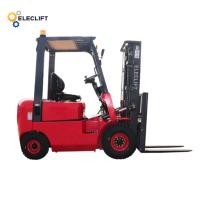 China Pneumatic Solid Compact Four Wheel Forklift Trucks 6-12 Degrees for sale